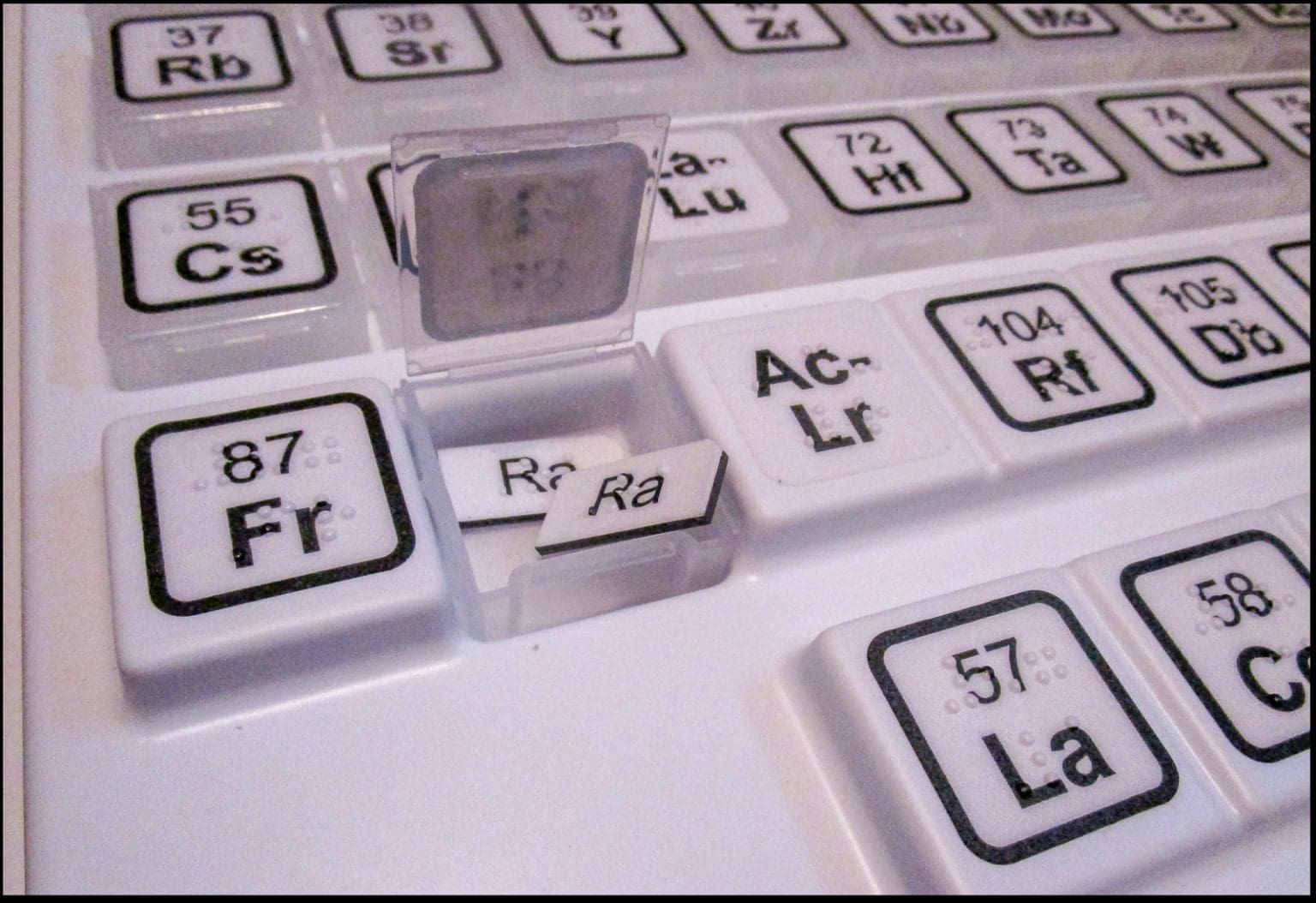 Braille Chemistry kit for Math Window® in UEB and Nemeth